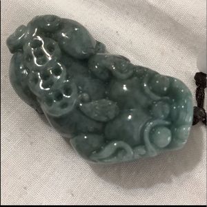 Jade | Jewelry | Certd Jade Jadeite Hand Carved Dragon Pendant | Poshmark